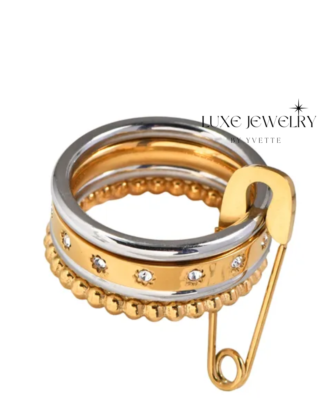 Sparkle Pin Ring – Luxe Jewelry by Yvette